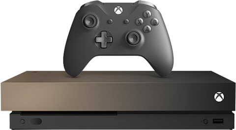Xbox One X Console Gold Rush Ed. Gold Grey No Game Unboxed